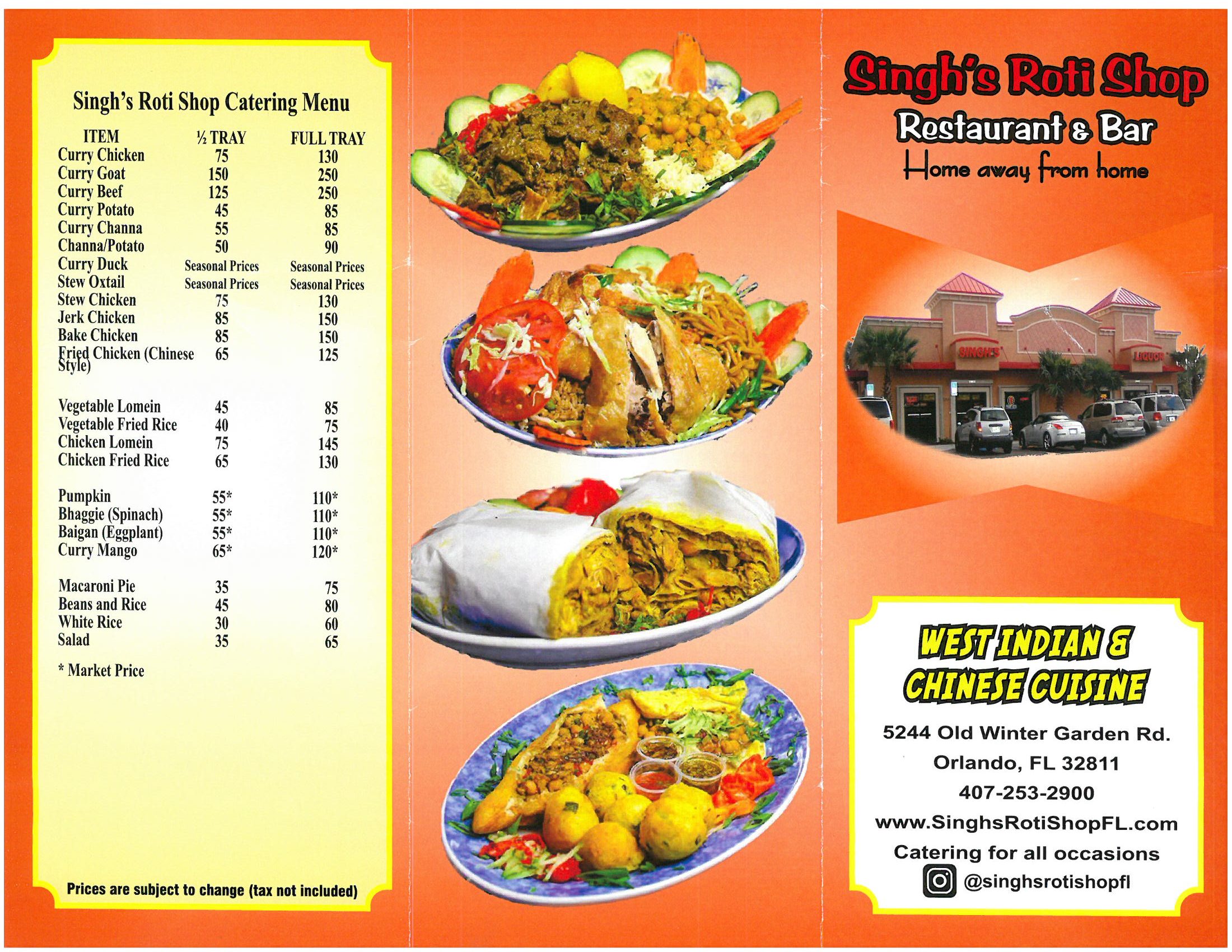 Singh’s Roti Shop – The Saboscrivner